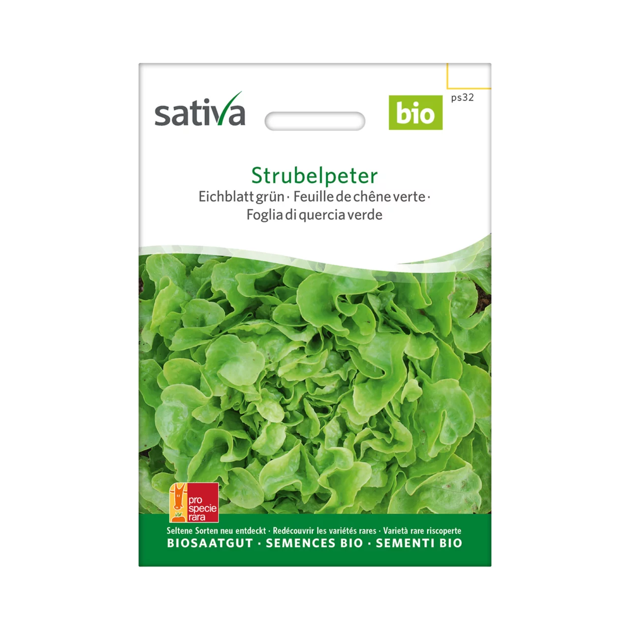 Eichblatt grün Strubelpeter